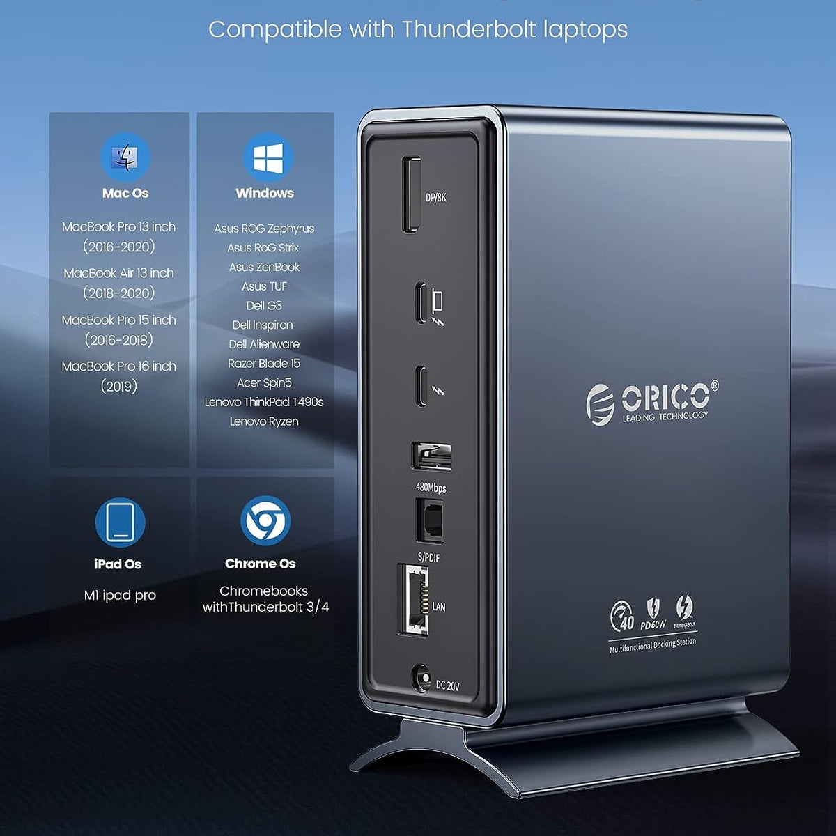 ORICO Thunderbolt 3 Dock – www.delldxb.com